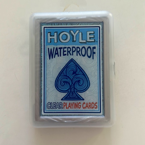Hoyle | Games | Hoyle Waterproof Clear Playing Cards Nwt | Poshmark